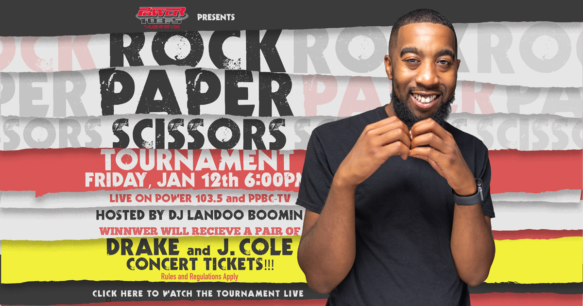 ROCK, PAPER, SCISSORS TOURNAMENT!!! HIGH STAKES!!! - KVSP Power 103.5
